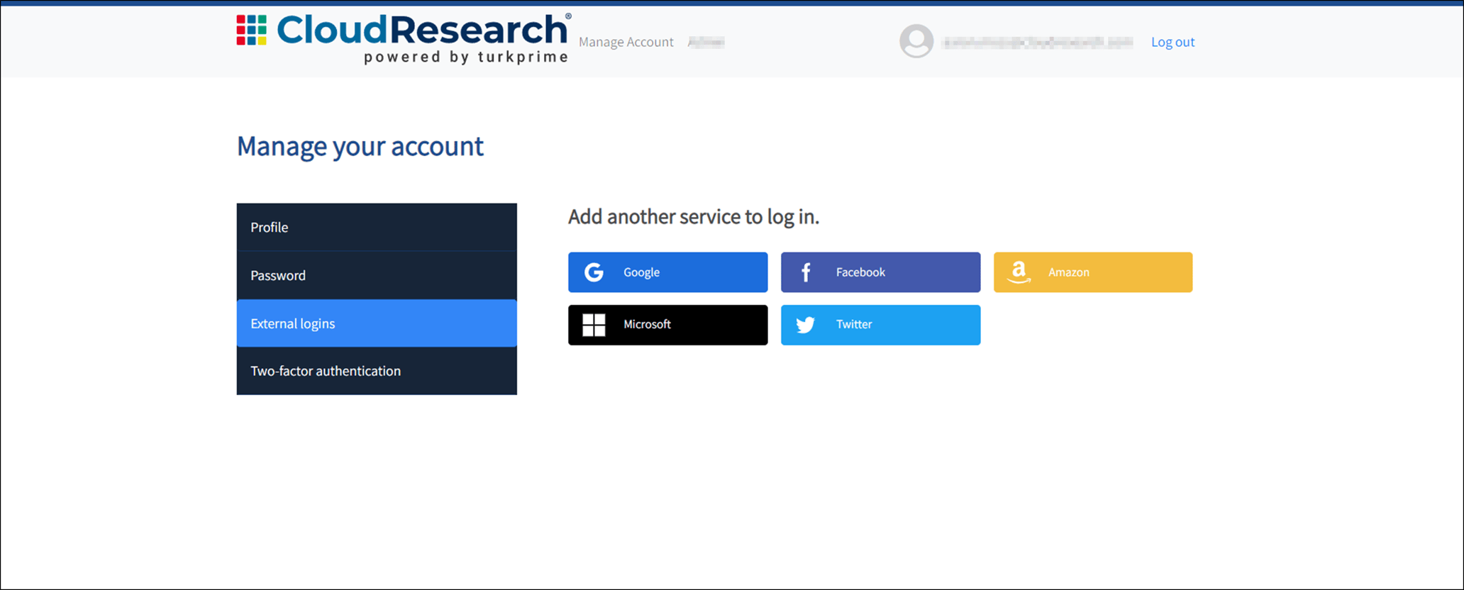 External Login Options